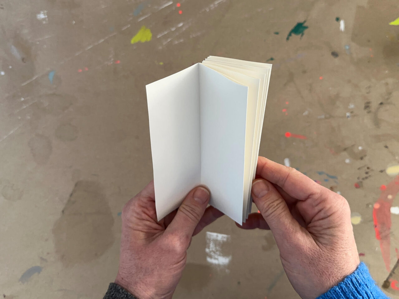 Leporello falten – einfache Anleitung – einfache Anleitung